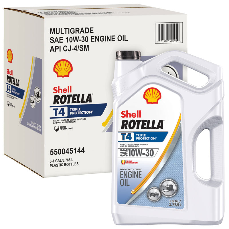 10W-30 Shell Rotella T4 TP - 3/1-G | Major Brands Oil