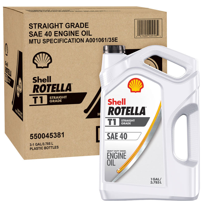 3 / 1-G Shell Rotella T1 40 Oil | Major Brands Oil